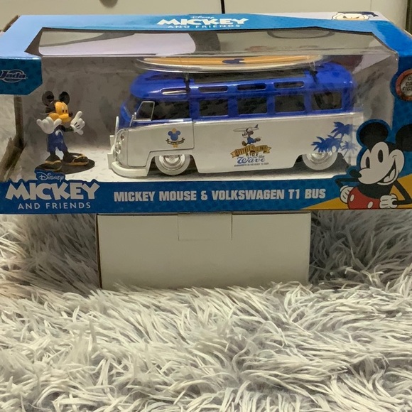 Disney | Other | Disneys Nwib Mickey Mouse In Volkswagen T Bus | Poshmark